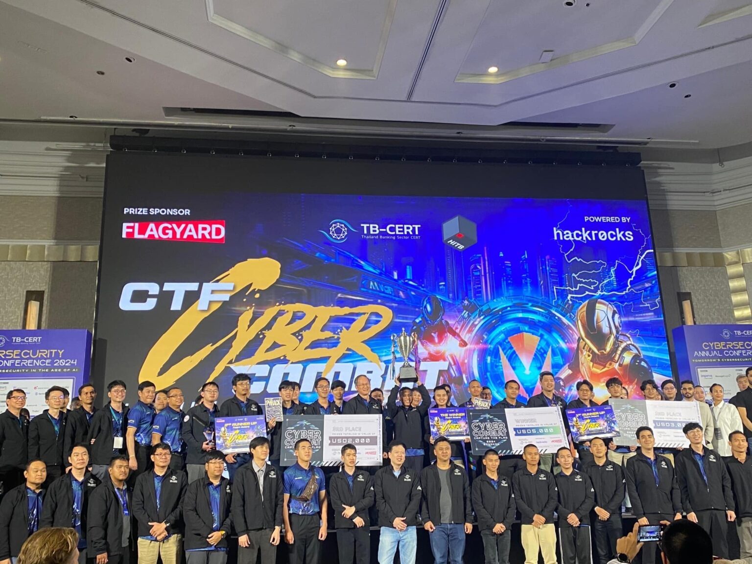สกมช. คว้ารางวัล รองชนะเลิศ อันดับ 2 จากการแข่งขัน TB-CERT CTF Cyber Combat 2024 - Thailand ...
