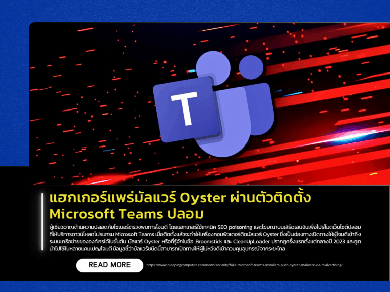 Hackers Spread Oyster Malware Through Fake Microsoft Teams Installer ...