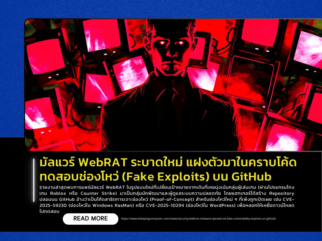 New WebRAT Malware Campaign Disguises Itself as Fake Vulnerability Exploit Code on GitHub ...